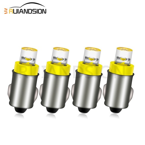 4 X LED LUCAS TYPE BA7s LLB281 DASHBOARD LIGHTS BULBS BRIGHT YELLOW ...