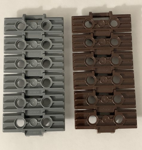LEGO Parts 57518 (6pcs) Technic, Link Tank Track Tread Wide w Two Pin ...
