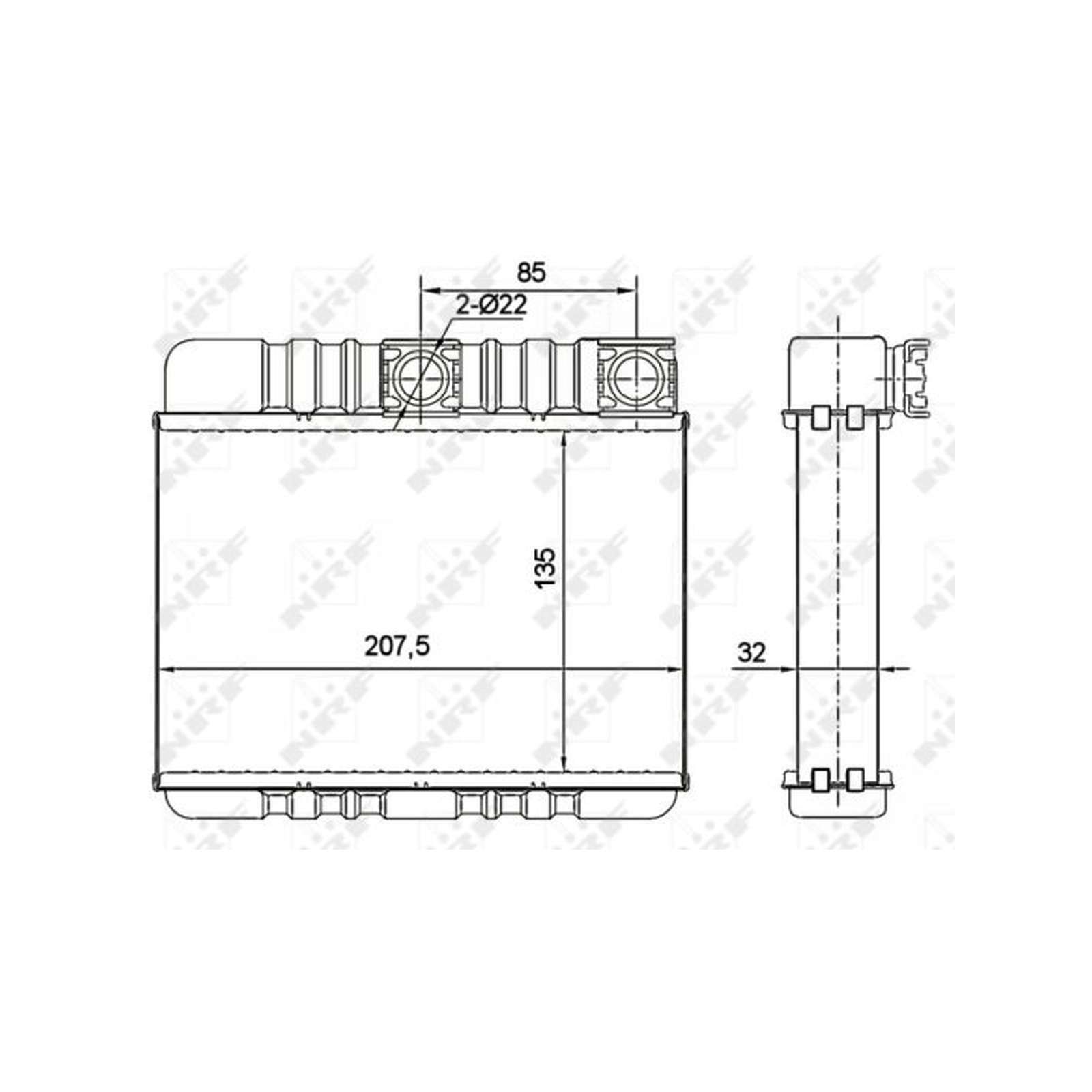 Fits BMW 3 Series E46 318i Genuine NRF Heat Exchanger Interior Heater ...