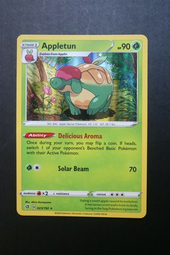 APPLETUN 23/192 Holo Rebel Clash 2020 POKEMON TCG MINT | eBay