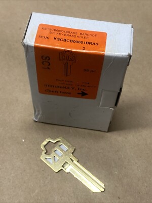 38PCS MINUTE KEY BLANK KEY BRASS 989396 | eBay