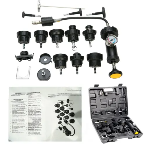 18pcs Radiator Pump Pressure Tester Set & Cooling System Testing Tool ...