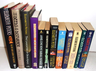 12 Elizabeth Peters books 5 are Vicky Bliss 5 are Amelia Peabody ...