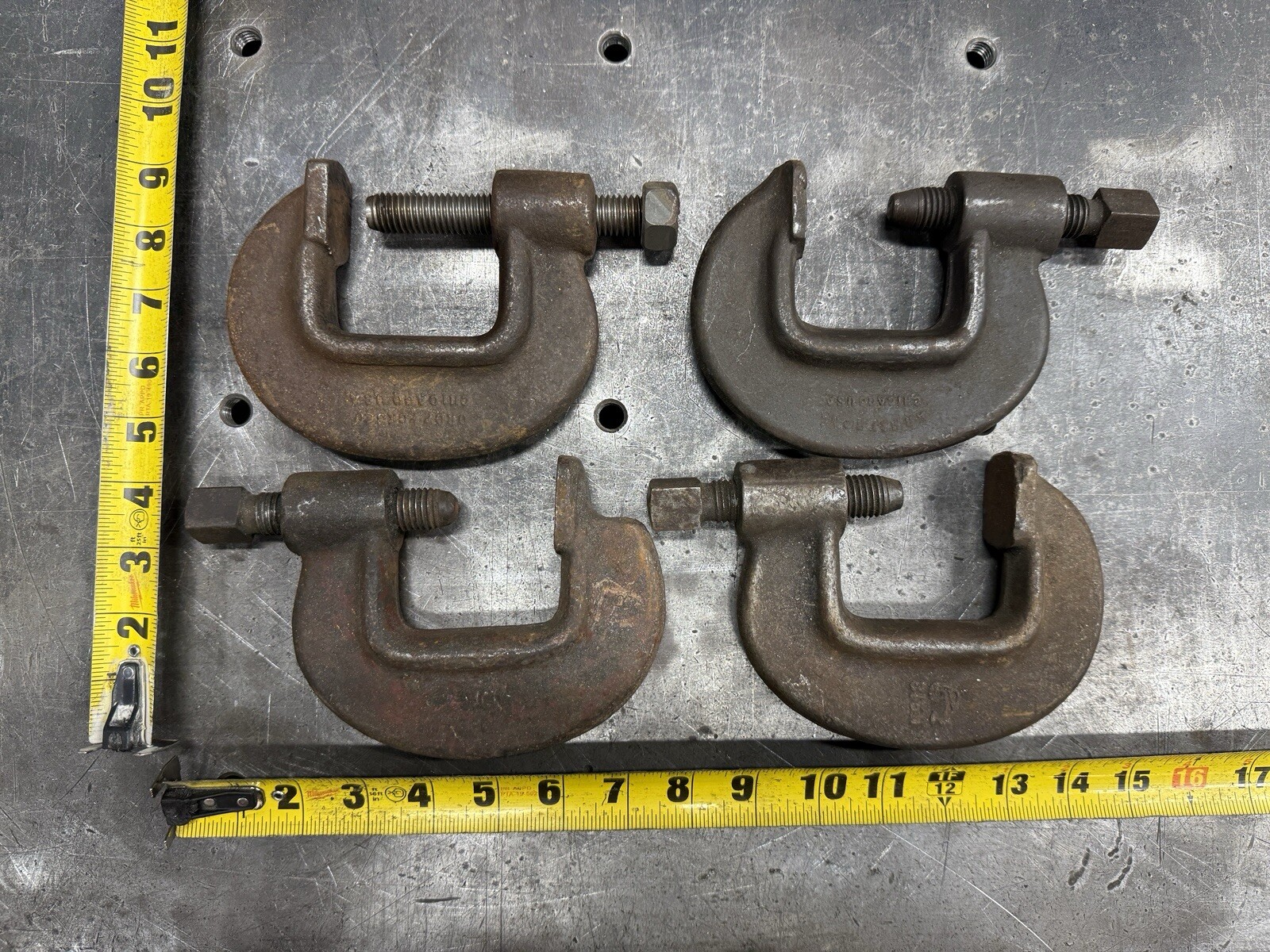 Lot Of 4 Armstrong Heavy Duty Service Bridge Clamps Usa Forged | eBay