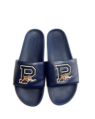 Polo Ralph Lauren Cayson Tiger Navy Blue Sandals Slides Men Size 13 D ...