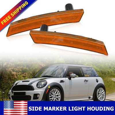 Left/Right Amber Side Marker Light Housing for MINI Cooper R60 ...