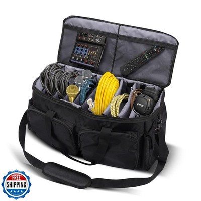 Gig Bag DJ Gig Bag Musicians Equipment Case Music Cable Organizer | eBay