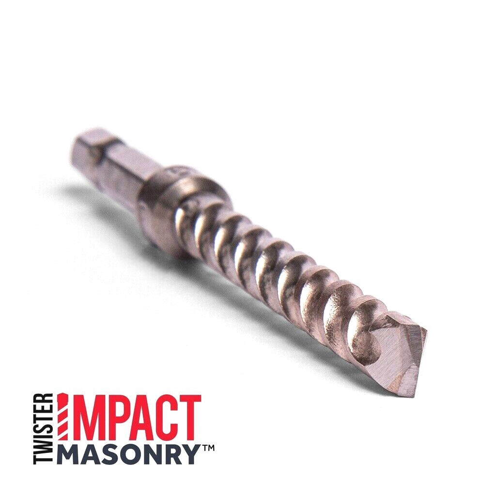 Armeg Stubby Twister Impact Driver Rated Masonry Drill Bits,Sizes In ...