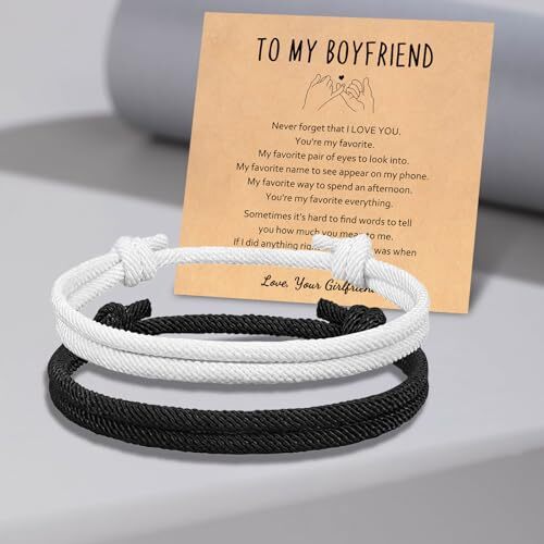 Matching Adjustable Rope Bracelet for Couples, Red Bracelet Red String ...