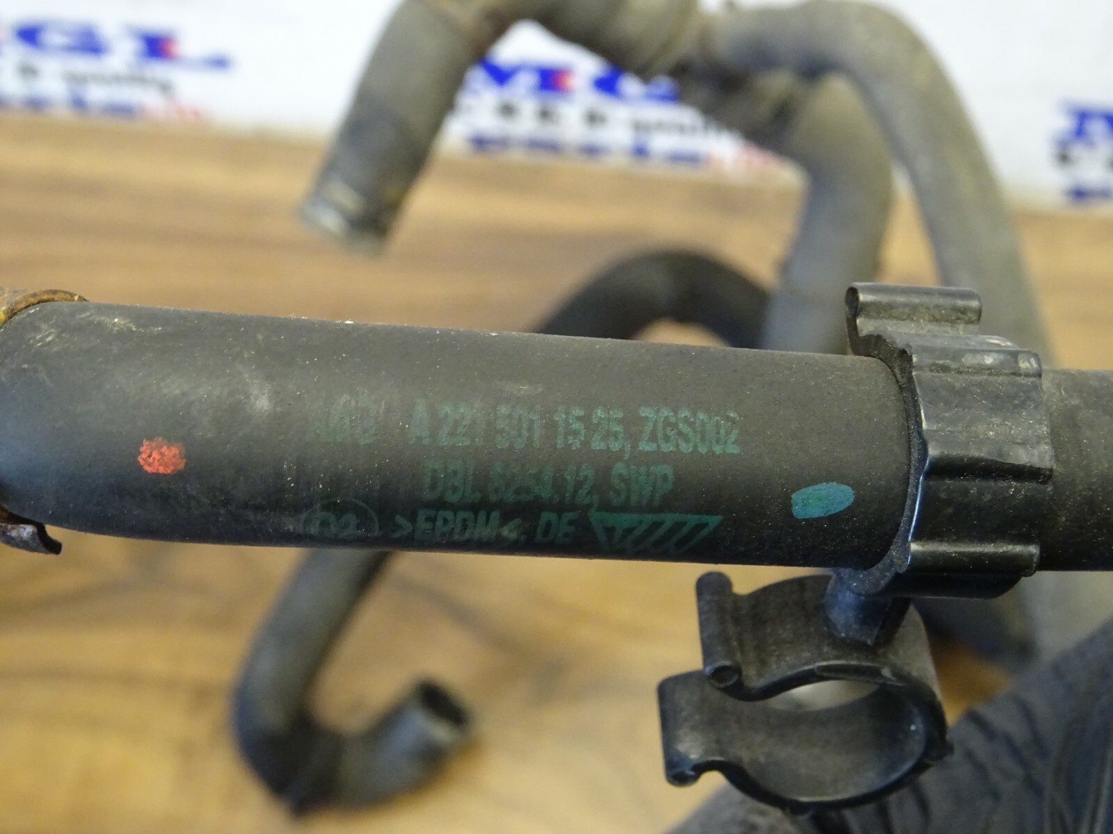 MERCEDES S CLASS W221 AMG S63 WATER COOLING HOSE PIPE SET A2215011525 ...