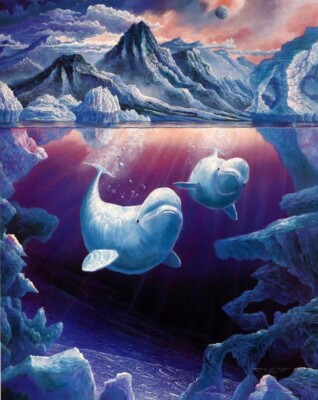 Beluga Brothers - Limited Edition 21/400 by Robert Lyn Nelson with COA ...