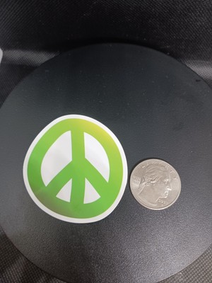 420 Green Peace Sign | eBay