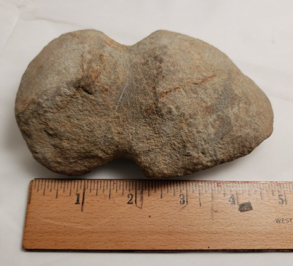 Antique Native American full grooved stone axe head White County TN | eBay