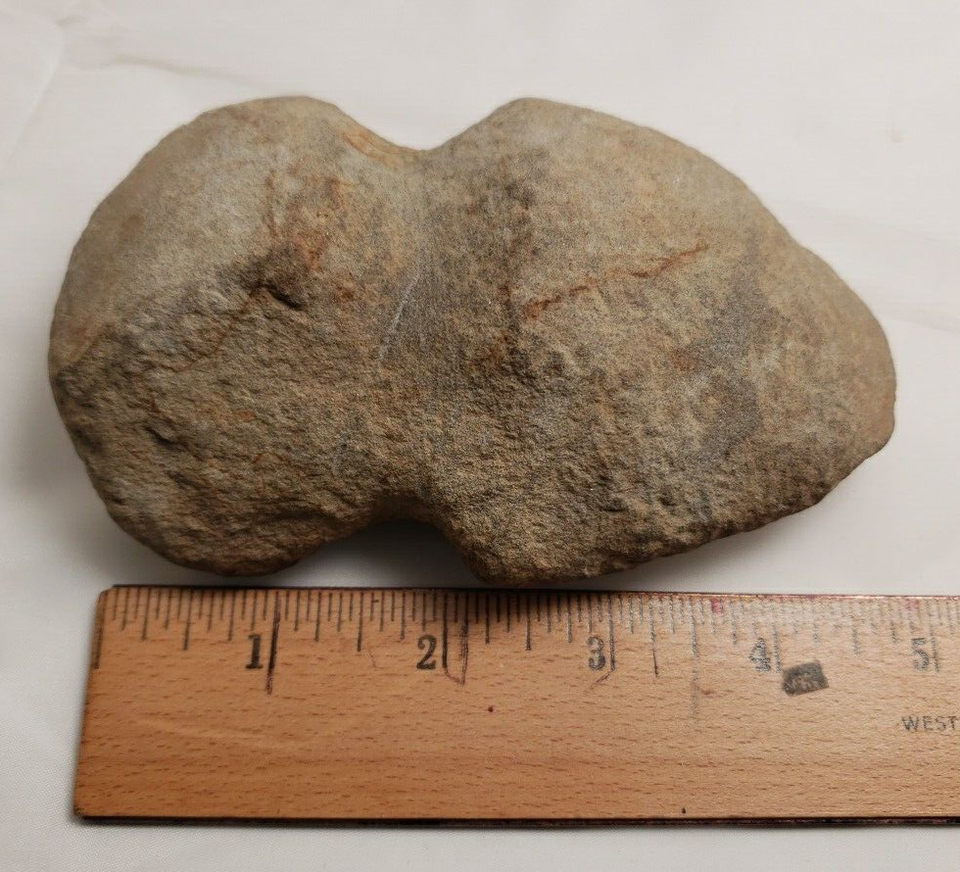 Antique Native American full grooved stone axe head White County TN | eBay
