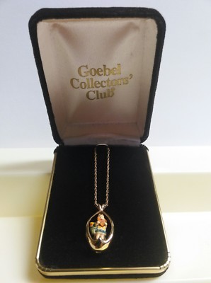 GOEBEL Necklace Gold Plated Chain Collector's Club Valentine | eBay