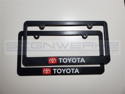 Toyota License Plate Frames Toyota - Pair | eBay