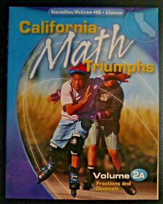 California Math Triumphs 8TH GRADE 8 FRACTIONS DECIMALS CONSUMABLE ...