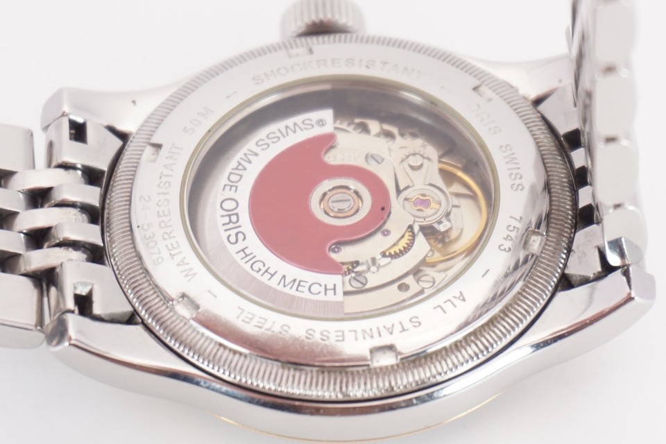 ORIS Big Crown Pointer Date 7543 Automatic Silver Dial Men's Watch 40mm Swiss | eBay