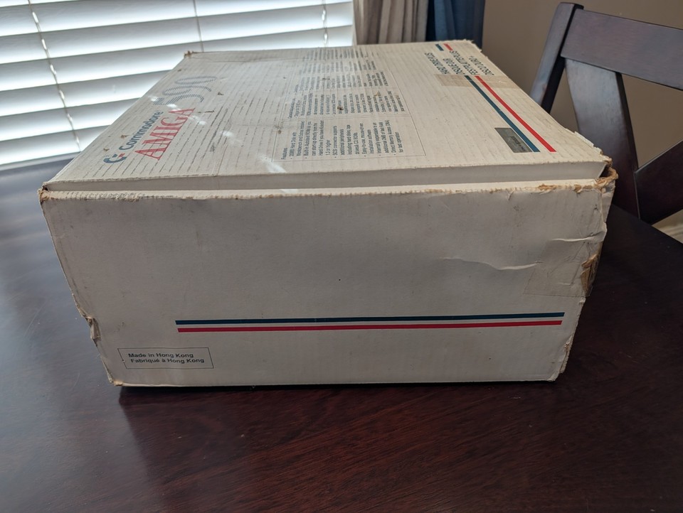 Vtg Commodore AMIGA A590 Hard Drive Plus In It's Original Box 20MB ...
