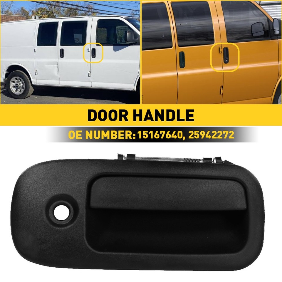 For GMC Chevy Express Van Outside Outer Exterior Door Handle Front ...