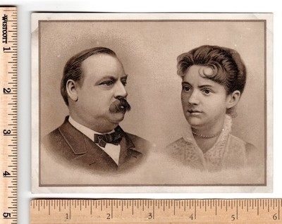 POLITICAL Portrait PRESIDENT & MRS GROVER CLEVELAND possibly Premium ...