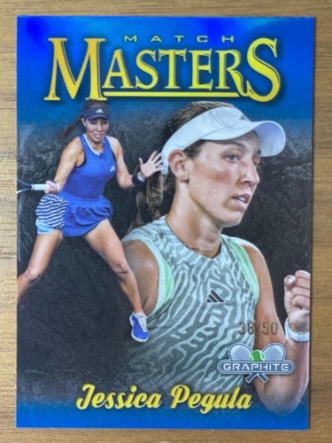 2024 Topps Graphite Tennis - Jessica Pegula - Match Masters - Blue - 38 ...