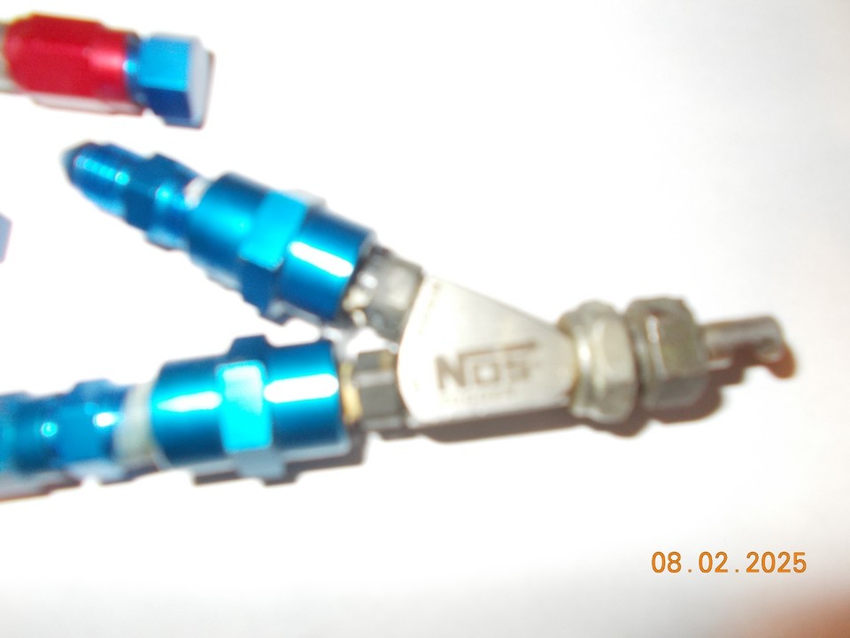 NOS nitrous/fuel fogger nozzle with lines | eBay