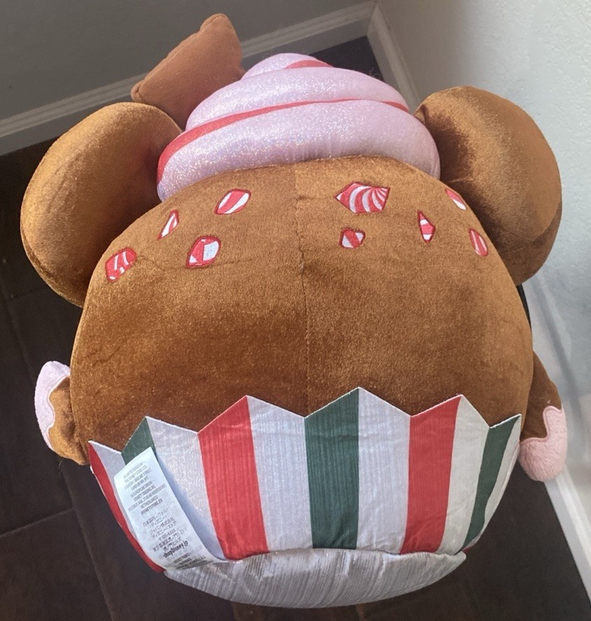 Large 16" Disney Munchlings Mickey Mouse Peppermint Bark Cupcake Plush ...