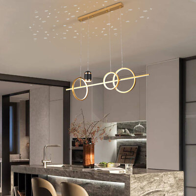 Modern 3 Circle Led Pendant Light Ceiling Chandelier Hanging Lamp ...