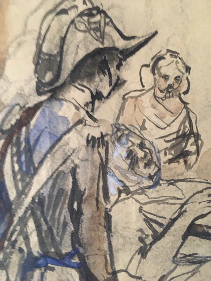 Beautiful Drawing Ink Military Watercolour Rene Thomsen 1938 Death ...