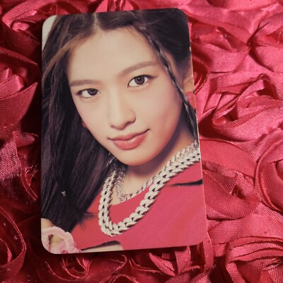 YUJIN IVE I’VE SUMMER Edition Celeb KPOP Girl Photo Card Pink Chain | eBay