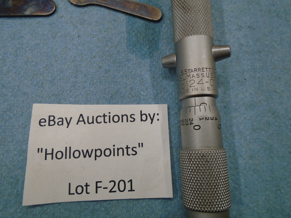 Starrett No. 124C Inside Micrometer Set 8 - 32" .001 Resolution NO CASE ...