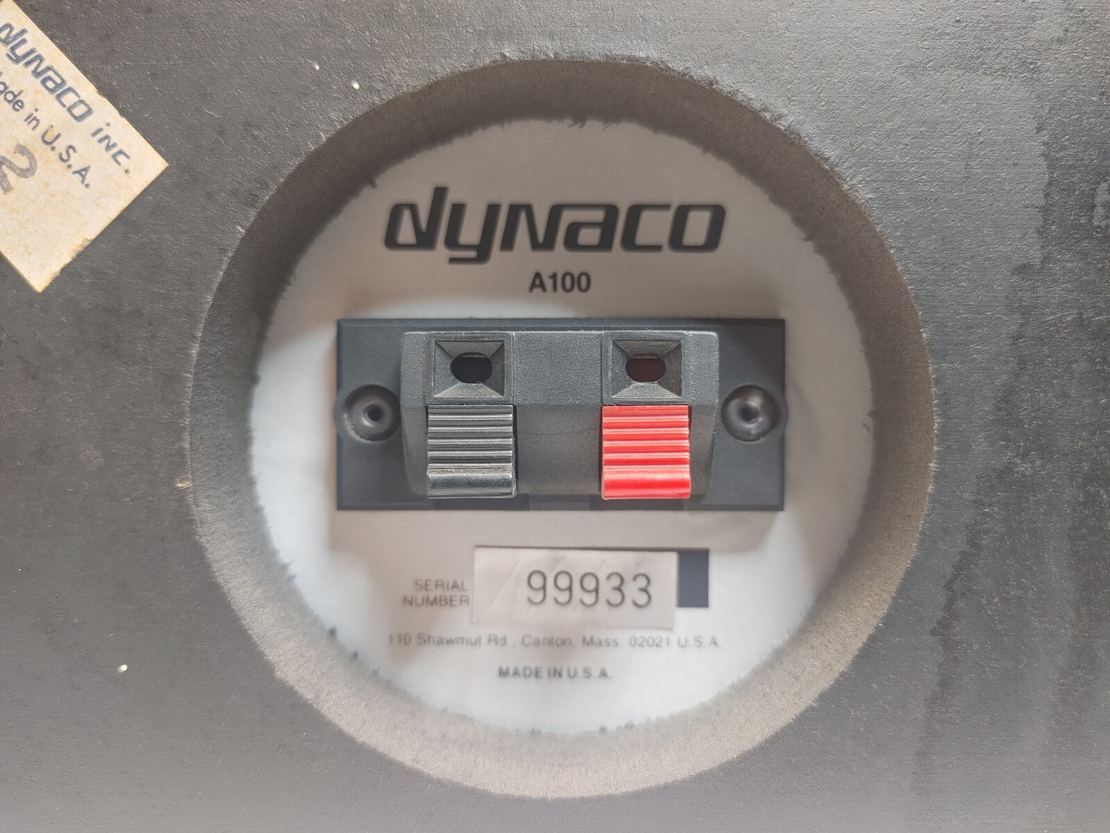 Pair of Vintage DYNACO Model A100 Bookshelf Speakers - RARE - * READ ...