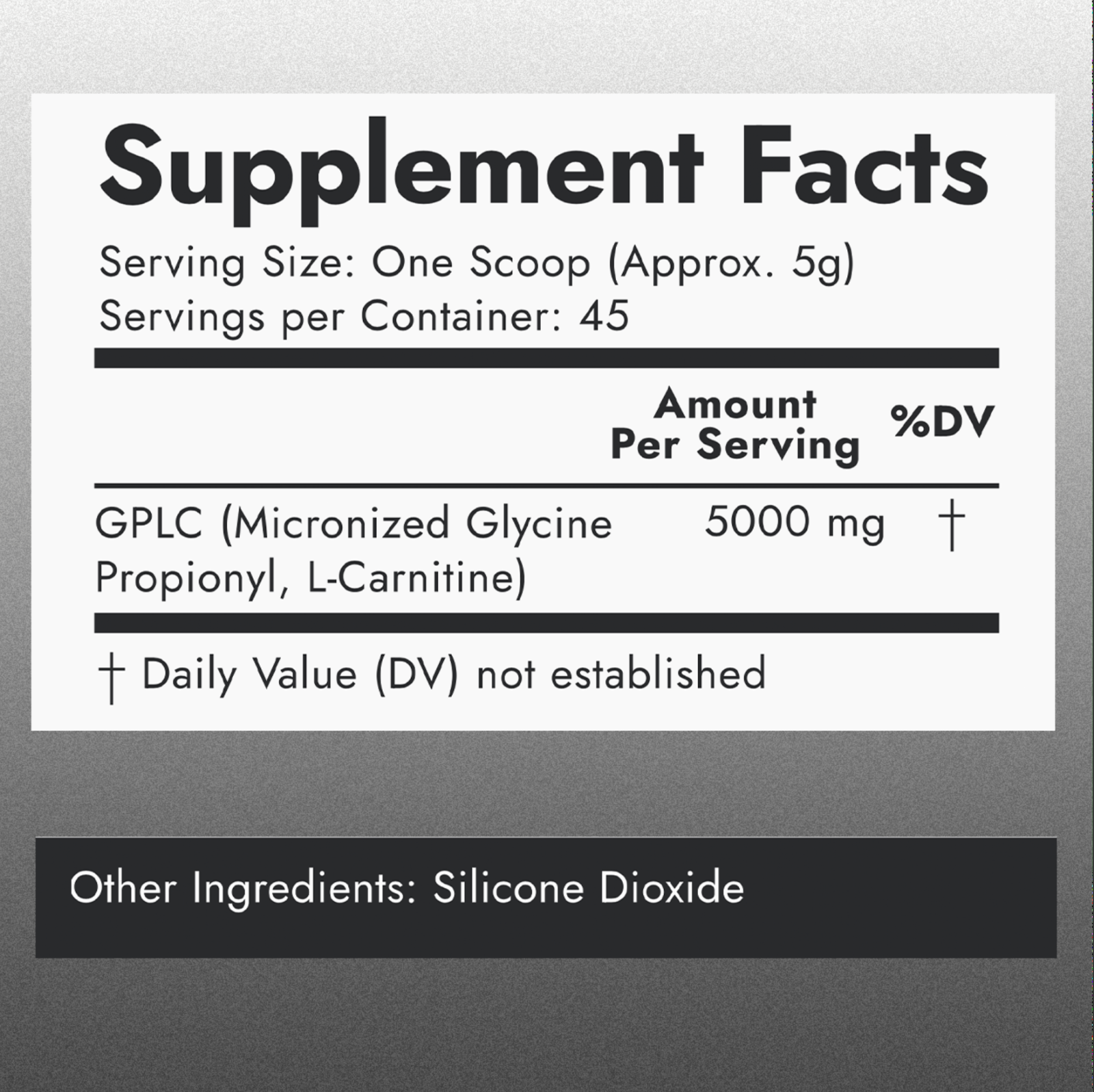 GPLC - Glycine Propionyl L Carnitine, Glycine, L Carnitine | eBay