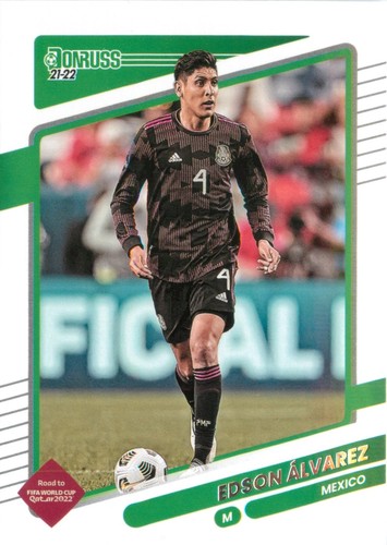 Edson Alvarez 2021-22 Donruss FIFA Road to World Cup Qatar Soccer Card ...
