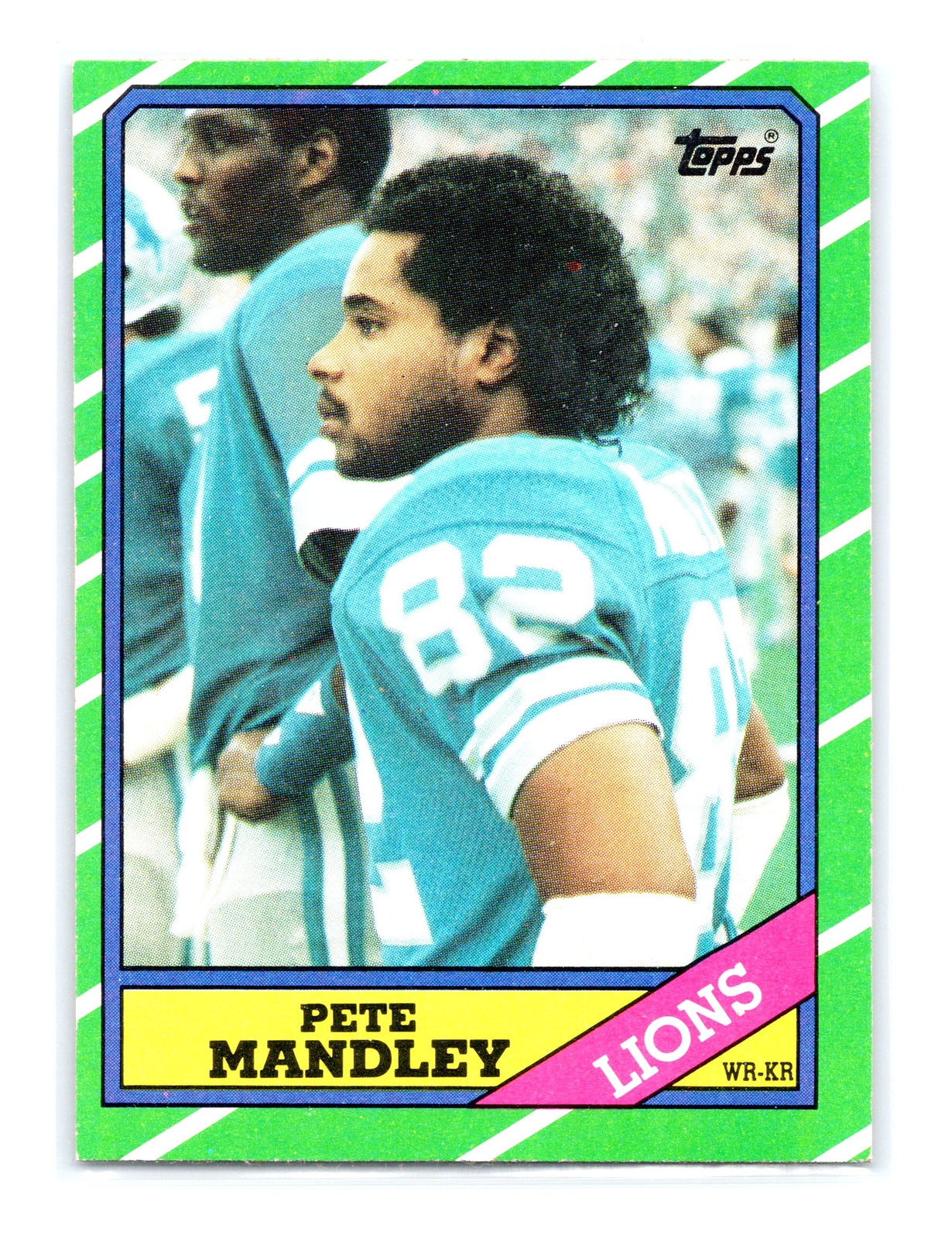 1986 Topps Football #246 Pete Mandley RC Rookie Detroit Lions | eBay