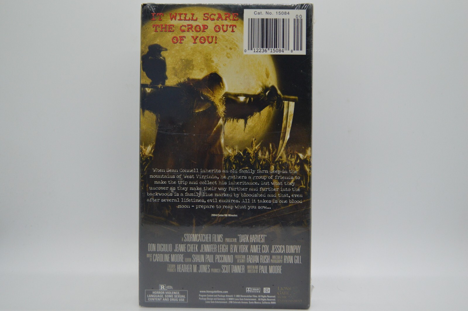 Dark Harvest VHS sealed w/ Artisan Watermark RARE HTF Horror IGS VGA ...