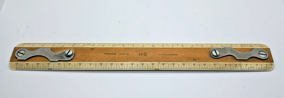 Vintage Keuffel & Esser 1375P-16 Paragon Drafting Machine Scale Ruler ...