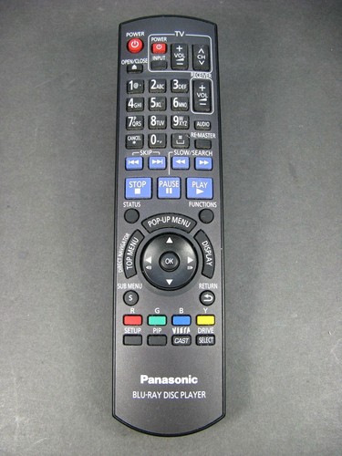 Genuine Panasonic Blu-Ray Disc Player Remote Control N2QAYB000378 | eBay