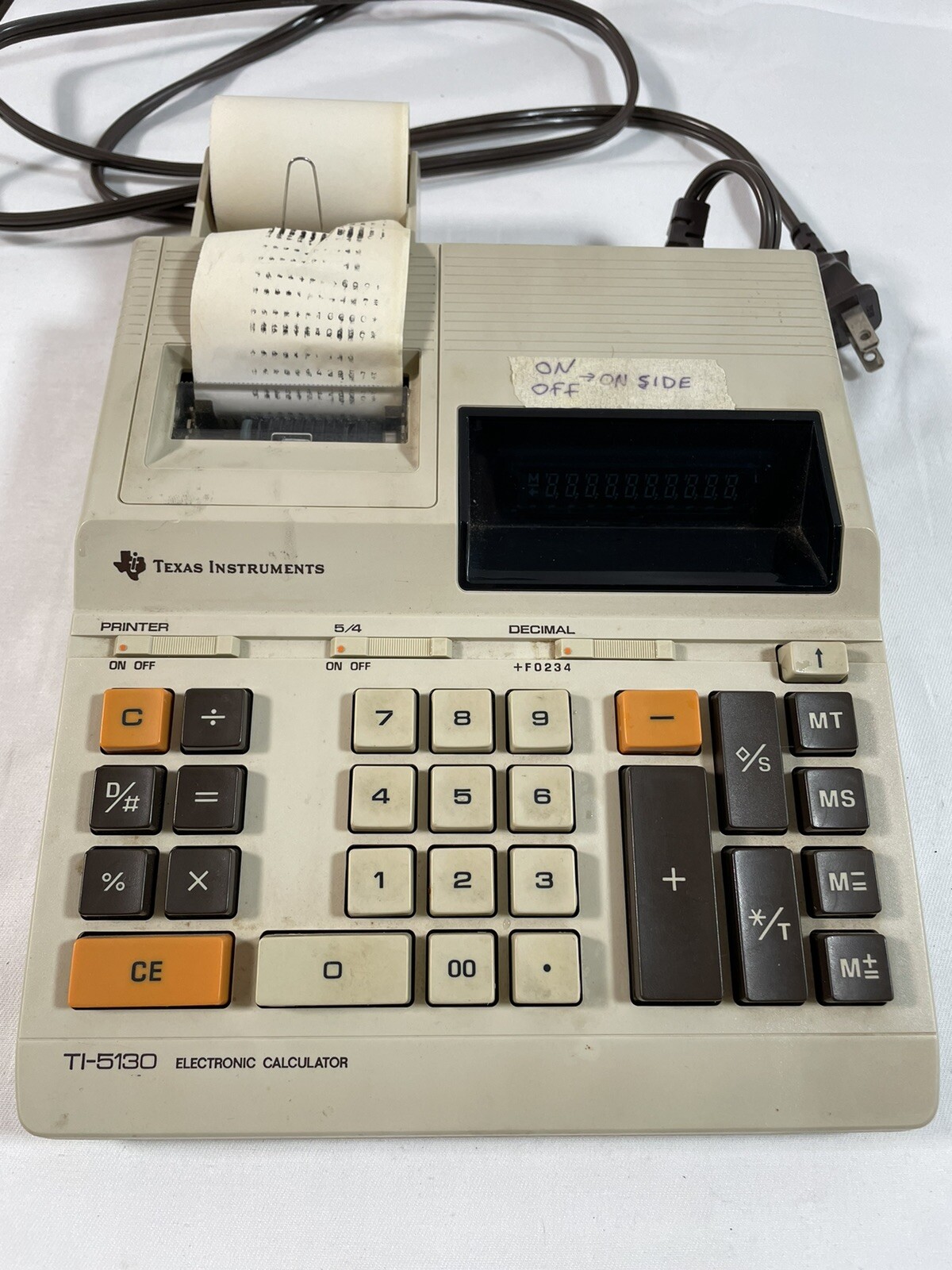 Texas Instruments ti-5040 Printing Calculator for sale online | eBay