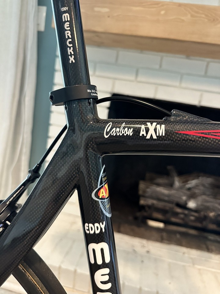 EDDY MERCKX AXM CARBON ROAD BIKE, 55 TT, CAMPAGNOLO 12 SPEED GROUPO | eBay