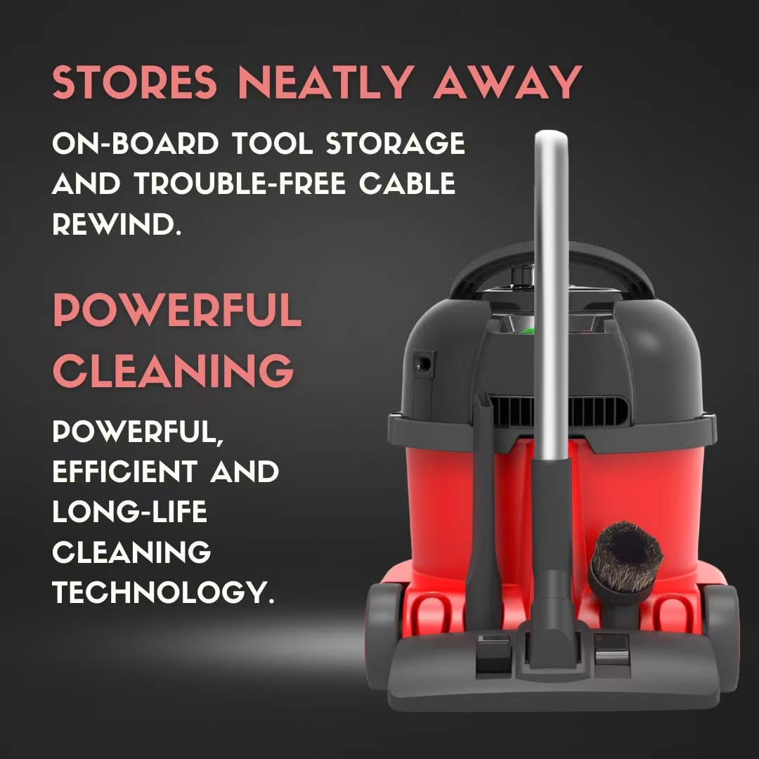 Numatic Henry NRV200-C2 Commercial Vacuum Cleaner - Red for sale online ...