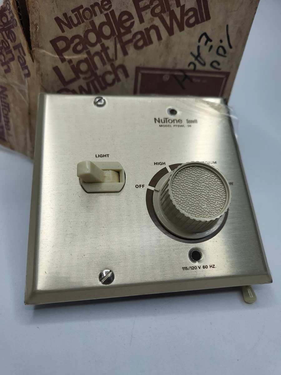 Nutone Ceiling Fan Wall Switch | Shelly Lighting