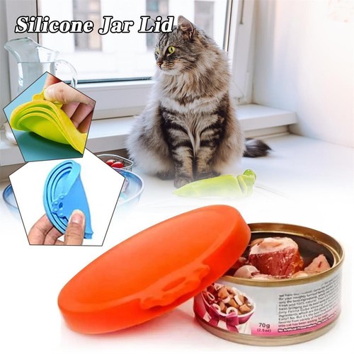 Silicone Jar Lids Food Sealing Lid' Prese rvation Lid' Can Silicone Pet ...