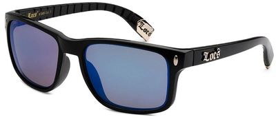 ** Authentic LOCS Sunglasses Square Shape (Blue Mirror Lens Men's ...