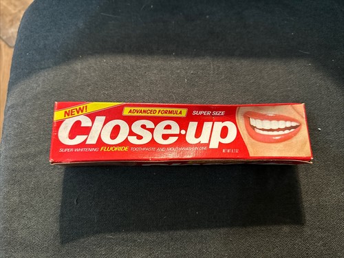 Vintage Supersize Close Up Advanced Formula Toothpaste In Box New Old ...