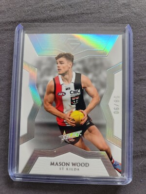 2023 Select AFL Gem Base Mason Wood 58/90 | eBay Australia
