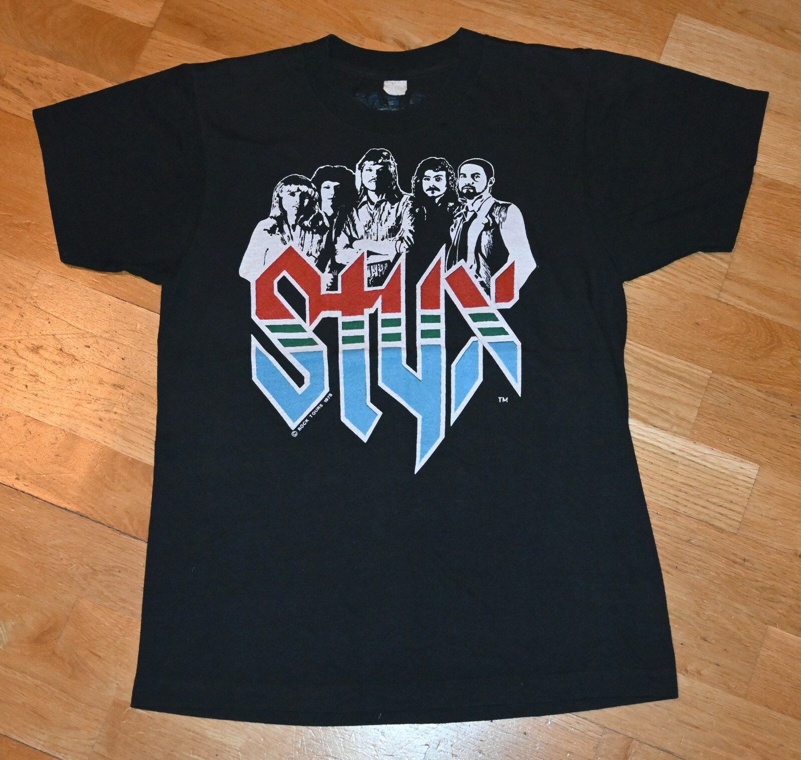 *1978-1979 STYX* vtg rock concert tour t-shirt (S/M) … - Gem