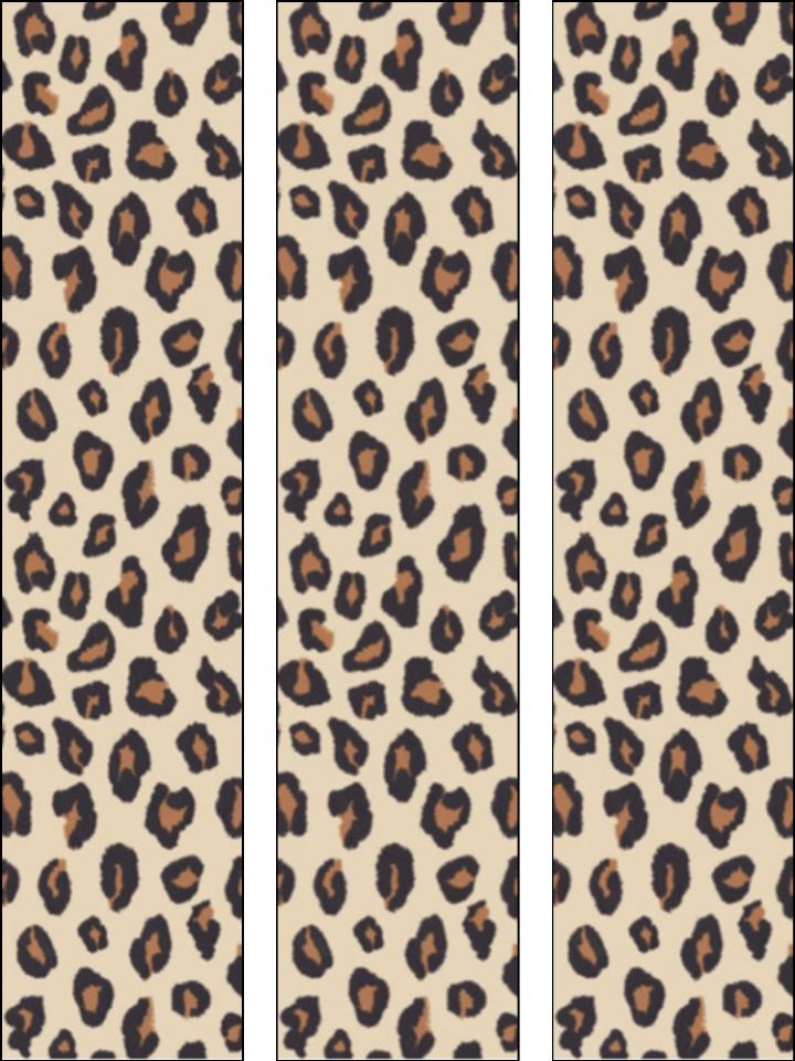 Leopard Print Pattern pre-cut Edible Icing Cake Topper or Ribbon | eBay UK