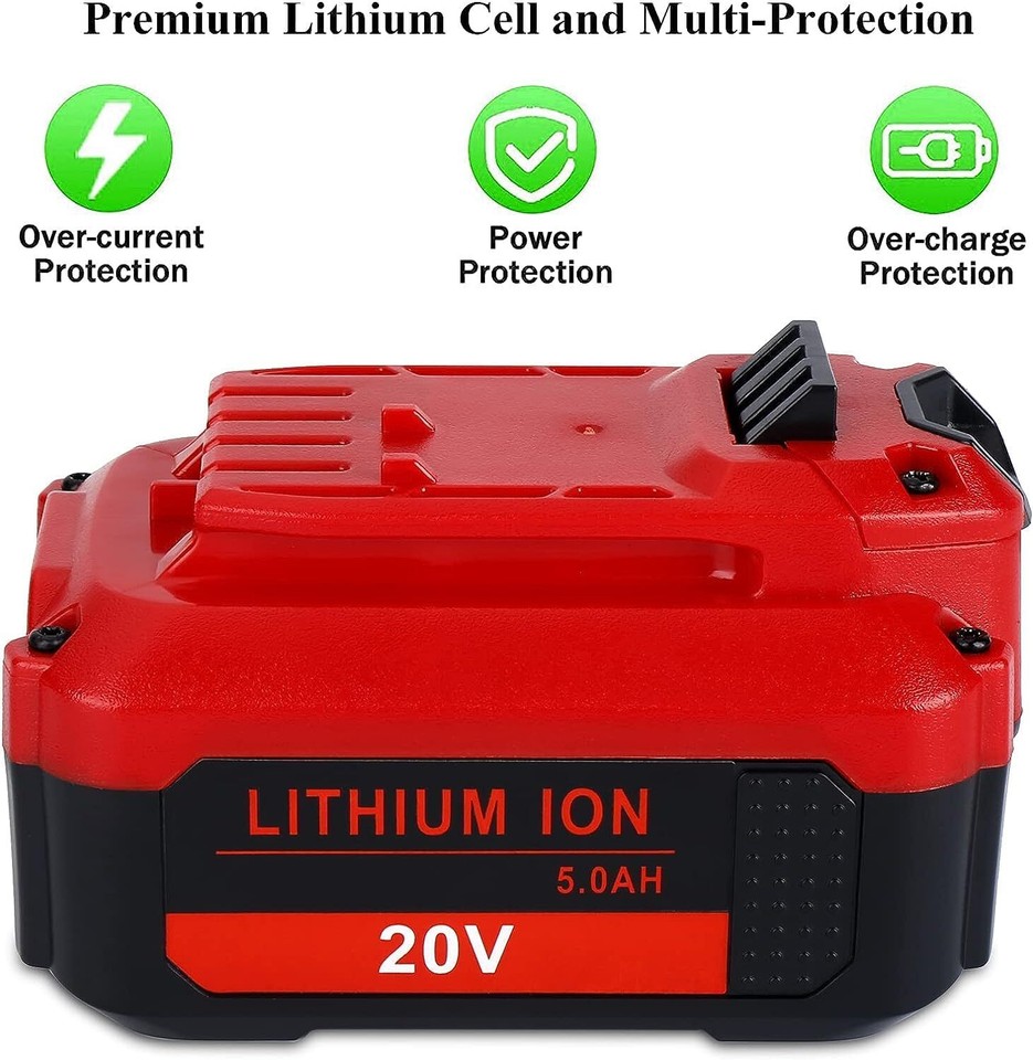 CMCB205 5.0Ah 20V Lithium Battery for Craftsman CMCB202 CMCB204 CMCB206 ...